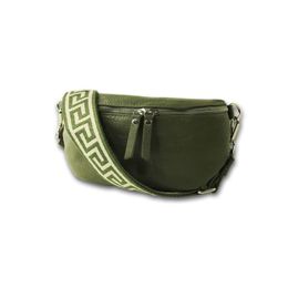 Leder Gürteltasche Toscanto Tasche grün, mehrfarbig ca. 25cm | Gr.: onesize