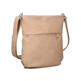 Zwei Mademoiselle M12 - Schultertasche 32 cm (cord-mocca) in nubuk-sand | Gr.: onesize