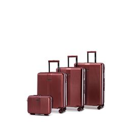 Wittchen POLYCARBONATE LUGGAGE SET 4 PCS in Dark red | Gr.: onesize