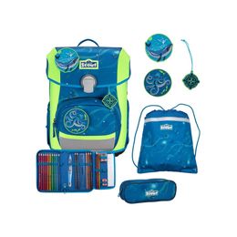 Scout Neo DIN - Schulranzen Set 4tlg. (Action) in Deep Sea | Gr.: onesize