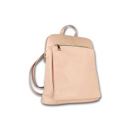Leder Cityrucksack Toscanto Tasche rosa ca. 30cm | Gr.: onesize