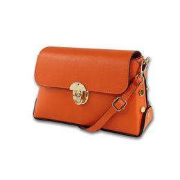 Leder Umhängetasche Toscanto Tasche orange ca. 22cm | Gr.: onesize