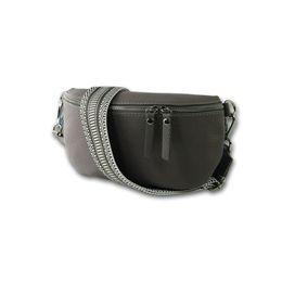 Leder Gürteltasche Toscanto Tasche grau, mehrfarbig ca. 25cm | Gr.: onesize
