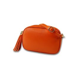 Leder Umhängetasche Toscanto Tasche orange ca. 21cm | Gr.: onesize
