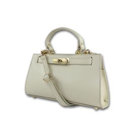 Leder Umhängetasche Toscanto Tasche beige ca. 23cm | Gr.: onesize