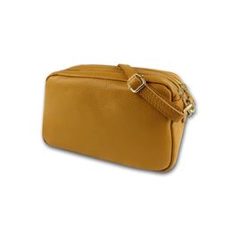 Leder Umhängetasche Toscanto Tasche gelb ca. 22cm | Gr.: onesize