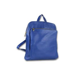 Leder Cityrucksack Toscanto Tasche blau ca. 30cm | Gr.: onesize