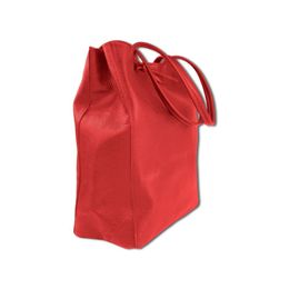 Toscanto Shopper, Schultertasche Leder rot ca. 28cm | Gr.: onesize