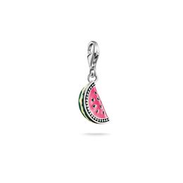 Thomas Sabo Charm-Anh&auml;nger Wassermelone in silber, bunt | Gr.: onesize
