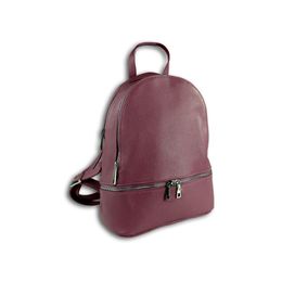 Leder Cityrucksack Toscanto Tasche rosa ca. 32cm | Gr.: onesize