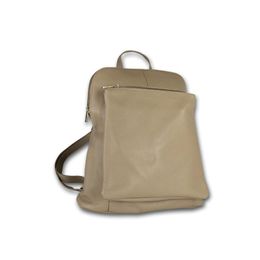 Leder Cityrucksack Toscanto Tasche taupe, beige ca. 30cm | Gr.: onesize