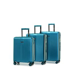 Wittchen POLYCARBONATE LUGGAGE SET 3 PCS in Blue | Gr.: onesize