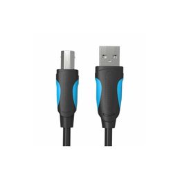 Wisam Druckerkabel USB 2.0 A f&uuml;r USB-B 5m Schwarz | Gr.: onesize