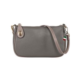 Florence Schultertasche Leder grau ca. 27cm | Gr.: onesize