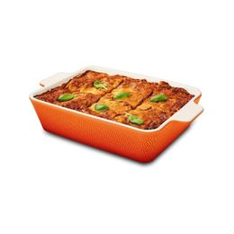 Praknu Auflaufform Gro&szlig; aus Keramik - Extra Hoher Rand - F&uuml;r Lasagne, | Gr.: onesize