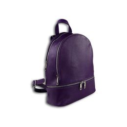 Leder Cityrucksack Toscanto Tasche lila ca. 32cm | Gr.: onesize