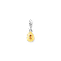 Thomas Sabo Charm-Anh&auml;nger Stein Orange in silber, orange | Gr.: onesize