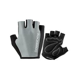 Rockbros Fahrradhandschuhe atmungsaktiv Grau | Gr.: onesize