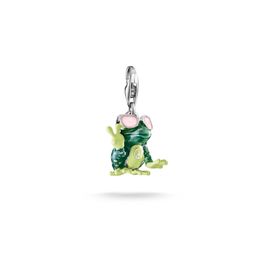 Thomas Sabo Charm-Anh&auml;nger Frosch in silber, bunt | Gr.: onesize
