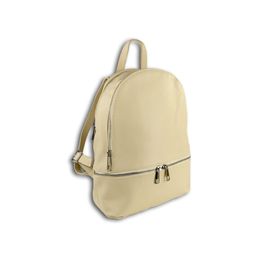 Leder Cityrucksack Toscanto Tasche beige ca. 32cm | Gr.: onesize
