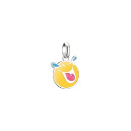 Thomas Sabo Smileyworld Laughing Charm-Anh&auml;nger Connect in silber, bunt | Gr.: onesize