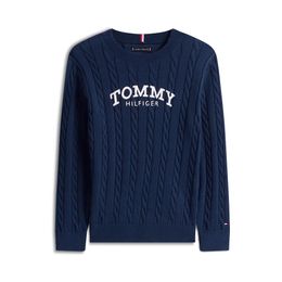 Tommy Hilfiger Pullover Jungen Gr&ouml;&szlig;e 128 marine / wei&szlig;