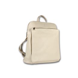 Leder Cityrucksack Toscanto Tasche beige ca. 30cm | Gr.: onesize