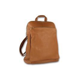 Leder Cityrucksack Toscanto Tasche tan, hellbraun ca. 30cm | Gr.: onesize