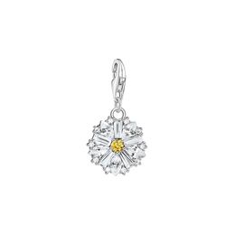 Thomas Sabo Charm-Anhänger Lovely Daisy in silber, bunt | Gr.: onesize