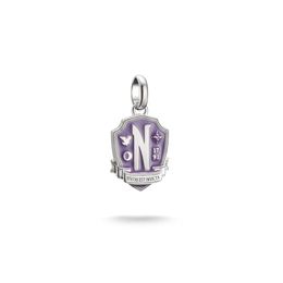 Thomas Sabo Charm-Anhänger Wednesday Nevermore Emaille Connect in silber, bunt | Gr.: onesize