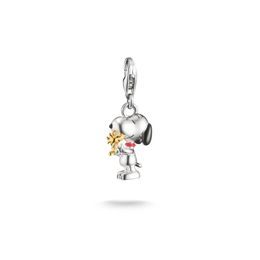 Thomas Sabo Charm-Anhänger Snoopy & Woodstock Friends Peanuts Original in silber, bunt | Gr.: onesize