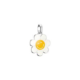 Thomas Sabo Smileyworld Daisy Charm-Anh&auml;nger Connect in silber, bunt | Gr.: onesize