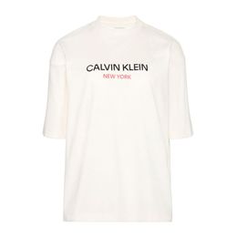 Calvin Klein Jeans T-Shirt Damen Gr&ouml;&szlig;e M rot / schwarz / naturwei&szlig;