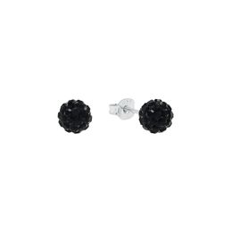 Amor Ohrstecker Silber 925, rhodiniert in Schwarz | Gr.: onesize