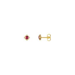 Thomas Sabo Ohrstecker in gold, rot | Gr.: onesize