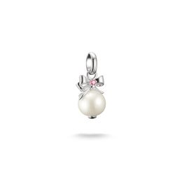 Thomas Sabo Charm-Anh&auml;nger Perle Mit Schleife Connect in silber, bunt | Gr.: onesize