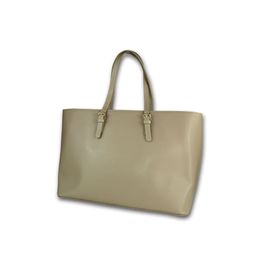 Leder Schultertasche, Businesstasche Toscanto Tasche helltaupe, grau ca. 43cm | Gr.: onesize