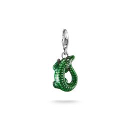 Thomas Sabo Charm-Anh&auml;nger Krokodil in silber, bunt | Gr.: onesize