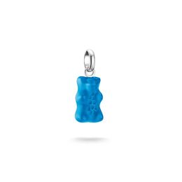 Thomas Sabo Charm-Goldbären-Anhänger In Blau Connect in silber, blau | Gr.: onesize