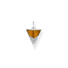 Thomas Sabo Anh&auml;nger Facettierte Form in silber, bunt | Gr.: onesize