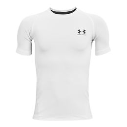 Under Armour Sportshirt "Heatgear Armour T-Shirt" in Weiß | Gr.: XL
