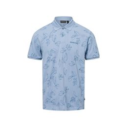 Napapijri Shirt 'E-Brolio' male Blue size 3XL