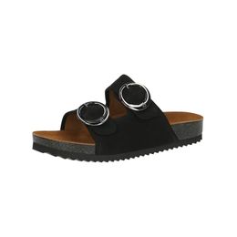 Caprice Pantolette in BLACK NUBUC | Gr.: 38