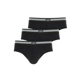 Jockey Slips Cotton Stretch 3 Stück in Schwarz | Gr.: S