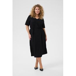 Kaffe curve Jerseykleid KCivena Regular fit in Black Deep | Gr.: L