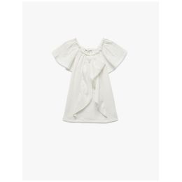 KOTON BLUSE SS in Ekru | Gr.: 6-8 Jahre