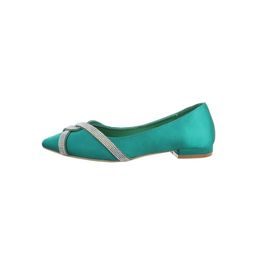 Ital-Design Ballerina in Gr&uuml;n | Gr.: 38