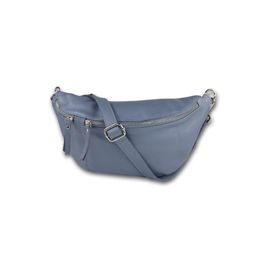 Leder Gürteltasche Toscanto Tasche blau ca. 37cm | Gr.: onesize
