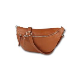 Leder Gürteltasche Toscanto Tasche braun, tan ca. 37cm | Gr.: onesize