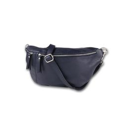 Leder Gürteltasche Toscanto Tasche blau ca. 37cm | Gr.: onesize